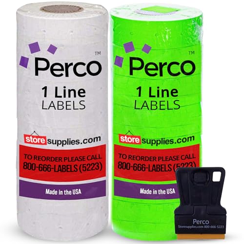 Perco 2 Line Labels – Store Supplies