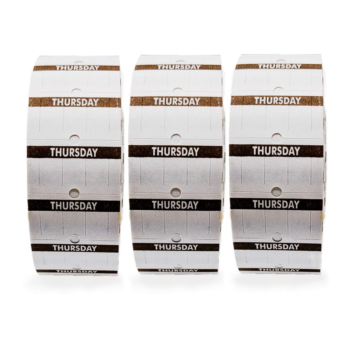 Perco 1 Line Day of The Week Labels - 3 Rolls, Blank Dating Labels for ...